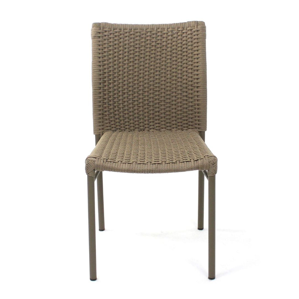 Panama Chair Aluminum Fendi Color Flat Nautical Rope Ramie Color – Toth ...